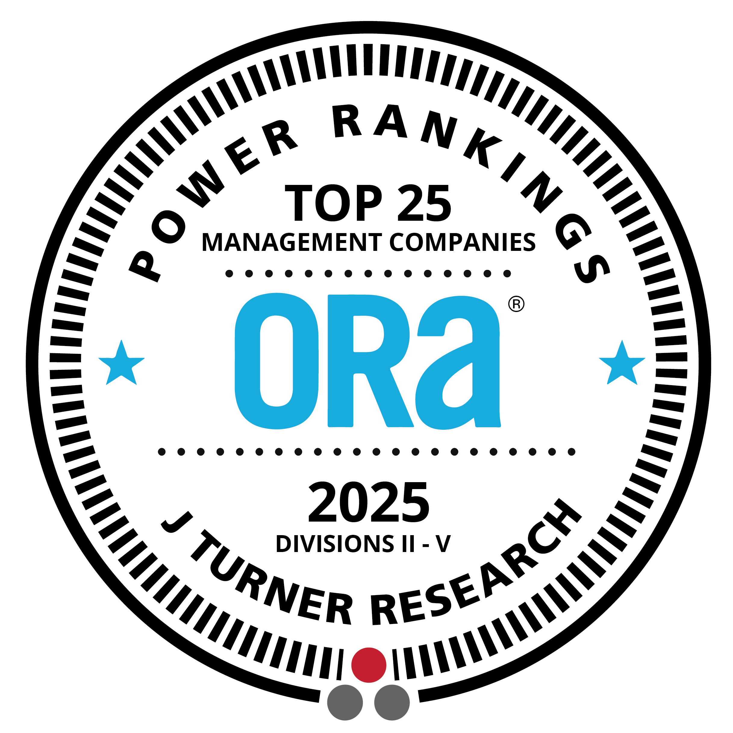 Announcing 2025 ORA® Division II-V Management Company Power Ranking